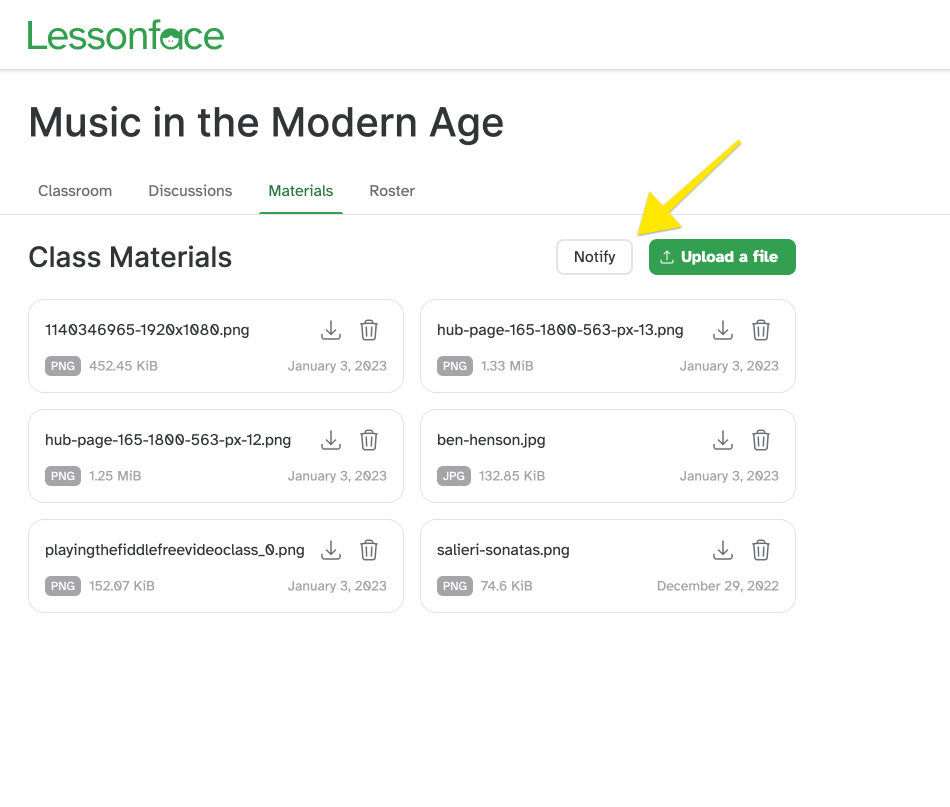 Group Class Features for Teachers: Discussions and Materials | Lessonface