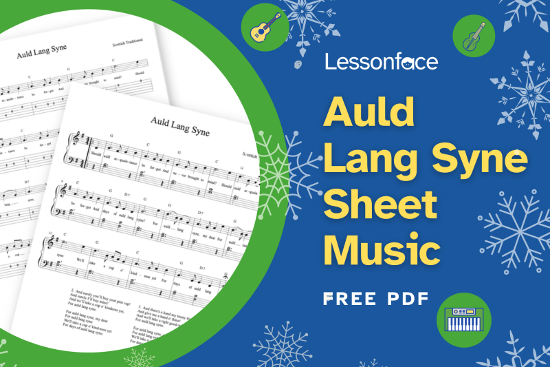 Auld Lang Syne Sheet Music | Lessonface