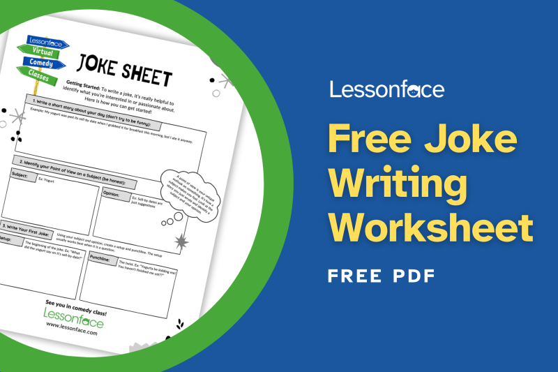Free Joke Writing Worksheet | Lessonface