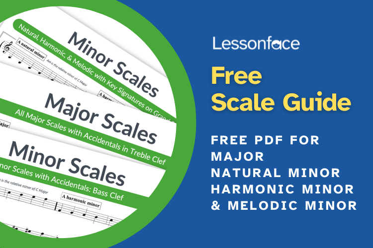 Free Printable Guides for Major & Minor Scales | Lessonface