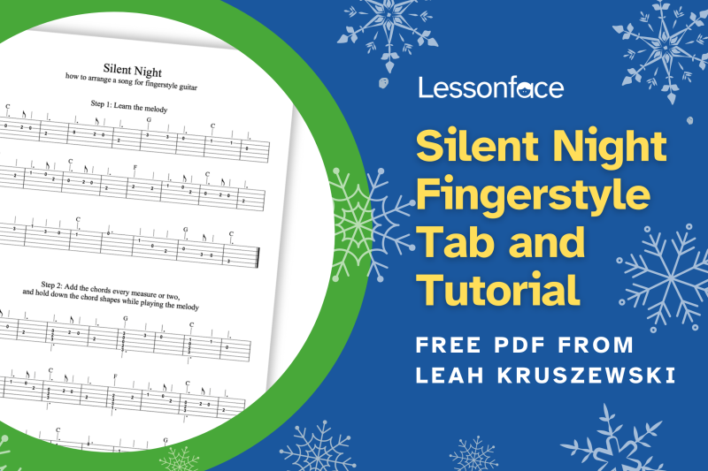 Silent Night Fingerstyle Tab and Tutorial | Lessonface