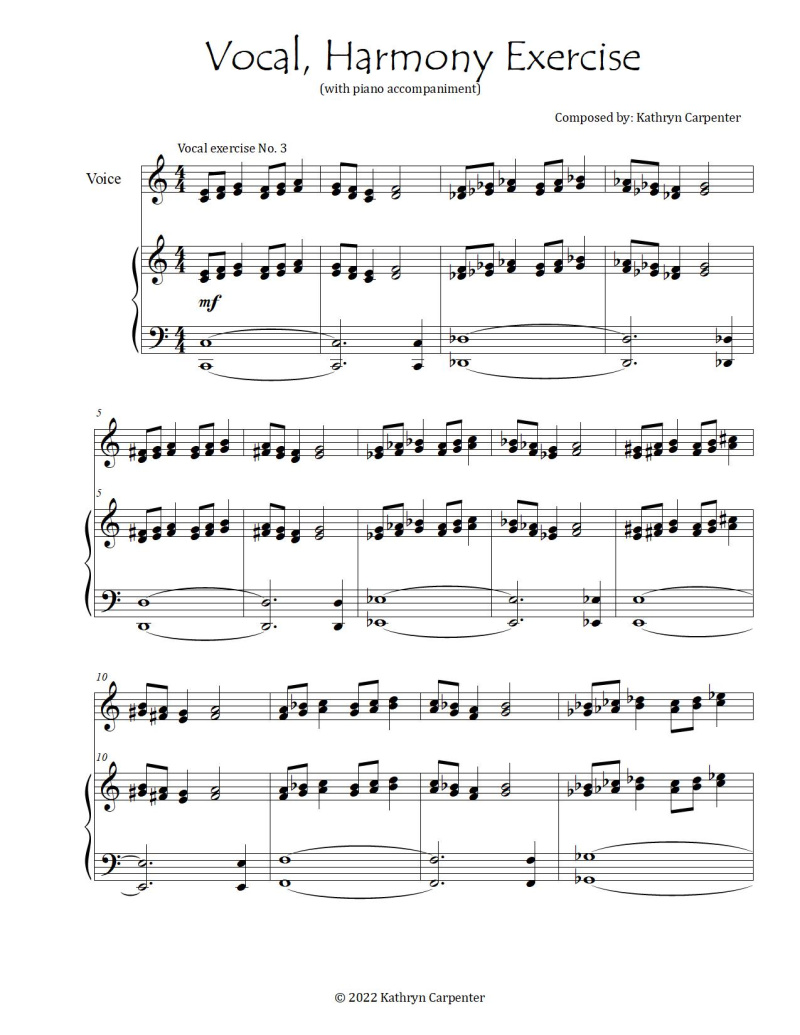 Vocal Harmony Exercise | Lessonface