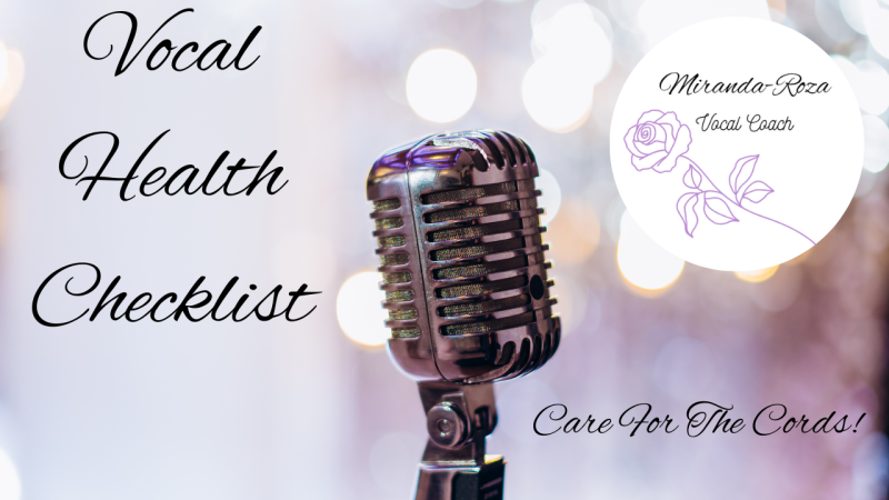 Vocal Health Checklist | Lessonface