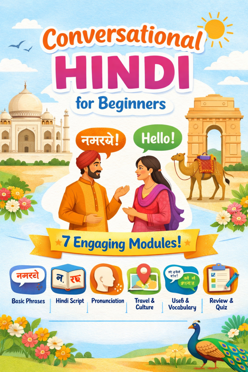 Conversational Hindi for Beginners | Lessonface