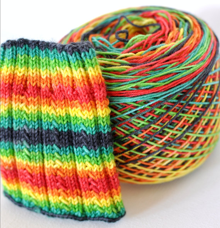 Dyeing Self Patterning Sock Yarn (B) | Lessonface