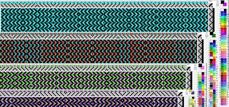 Colors in Fiberworks for Windows | Lessonface