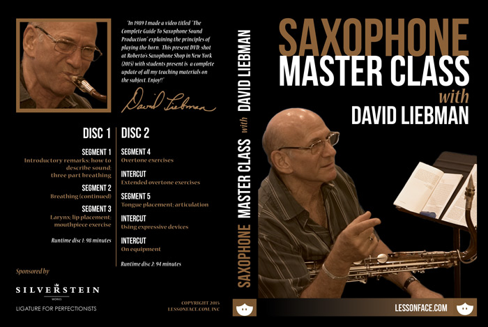 Saxophone Master Class with David Liebman | Lessonface